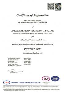 Apex Fastener International Co., Ltd. - GlobalFastener