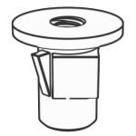 QC /T 615 - 2011Plastic Expansion Nut with Open End - Type B