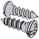 ISO 9268 (F5) - 1988Metal Bone Screw with Cross-recessed Head, Thread ...