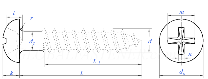 ASME B 18.6.1 (IV-T13) - 1981 (R2016)Type II Cross Recessed Round Head ...