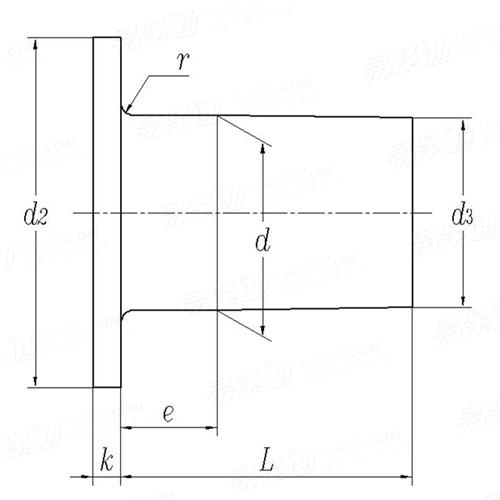 DIN 7338 (A) - 1993Brake and clutch lining rivets