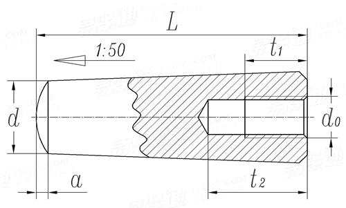 JIS B 1358 - 1990Taper Pins With Internal Thread