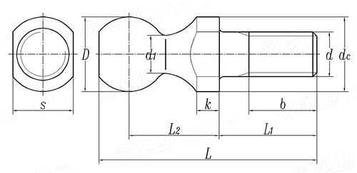 QC /T 328 - 1999Screw Type Ball Pin for Motor Vehicles