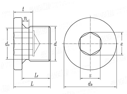 JB /ZQ 4444 - 1997Hexagon socket plug