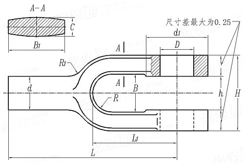 Q 742Weldable Connecting Fork