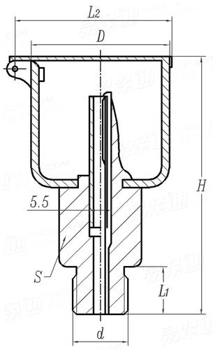 JB /T 7940.5 - 1995Spring Cap Type Lubricating Cups, Type A