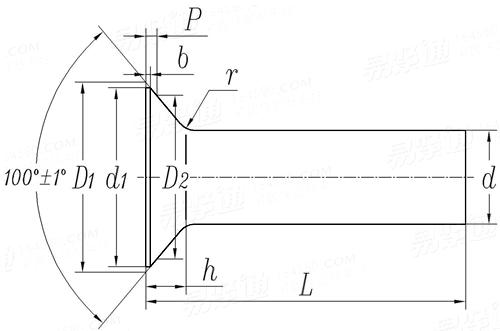 QJ 3142 - 2001100° Countersunk Head Rivets