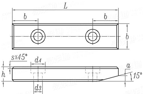 IS 2048 (H) - 1983Type H - Keys with both ends square with chamfer and ...