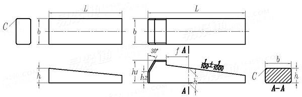 JIS B 1301 (T/TG) - 1996Taper Key - (T: Taper Key Without Gib Head, TG ...