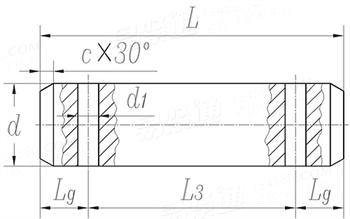 GOST 9650 (Type 2) - 1980Axle with a Split Pin Hole